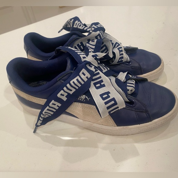 Puma | Shoes | Puma Tennis Shoes Ribbonknit Big Laces | Poshmark